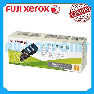 Genuine Fuji Xerox CT202133 YELLOW Toner for CP205b/CP205W/CM205fw ...