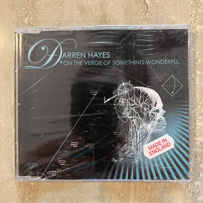 CD Daren Hayes On The Verge Of Something Wonderful Single 2007 (NEW ...