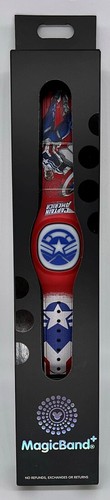 Disney Parks MagicBand+ Captain America Sam Wilson Marvel WDW Magic ...