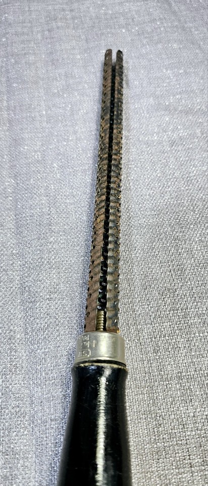 Vintage Stanley Round File 297 With Wood Handle Made in USA | eBay