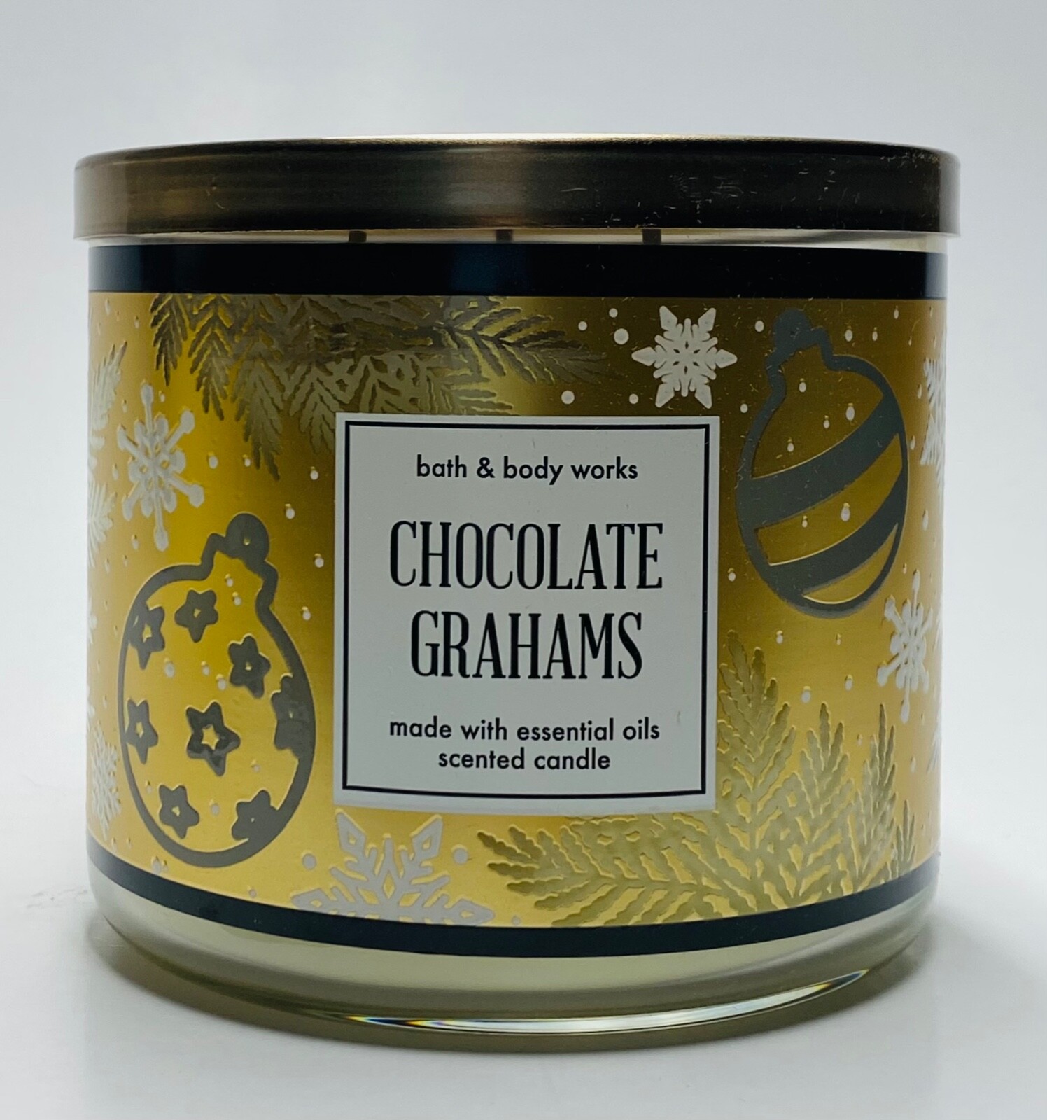 1 Bath & Body Works CHOCOLATE GRAHAM 3-Wick Large Candle 14.5 oz | eBay
