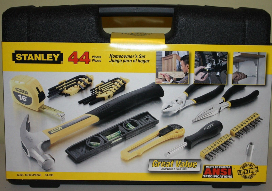 Stanley 44pc General Homeowner Tool Set 94-690 for sale online | eBay