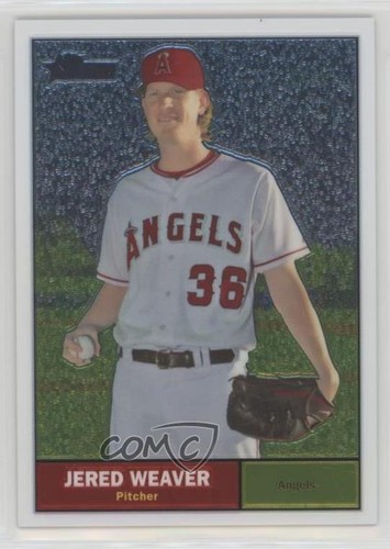 2010 Topps Heritage Chrome /1961 Jered Weaver #C58 | eBay