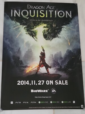Dragon Age Inquisition PS3 Xbox 360 Official Promotional Japanese B2 ...