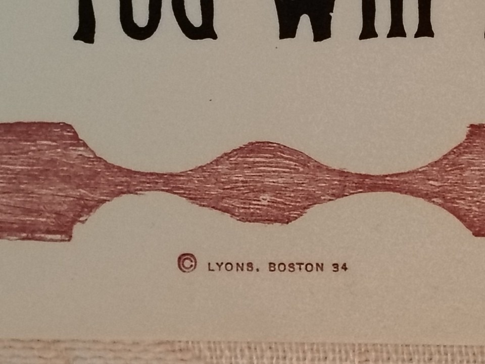 Huge Lot of 261 Vintage Letterpress Prints T. J. Lyons Boston, MA | eBay