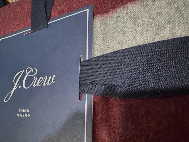 J. Crew Home wide-striped Cashmere Throw NWT L3782 50x70 Current ...