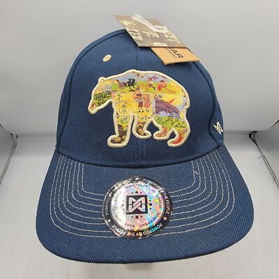 Makerwear Adults Blue Bear Storyteller Hat Cap Comfort Adjustable ...