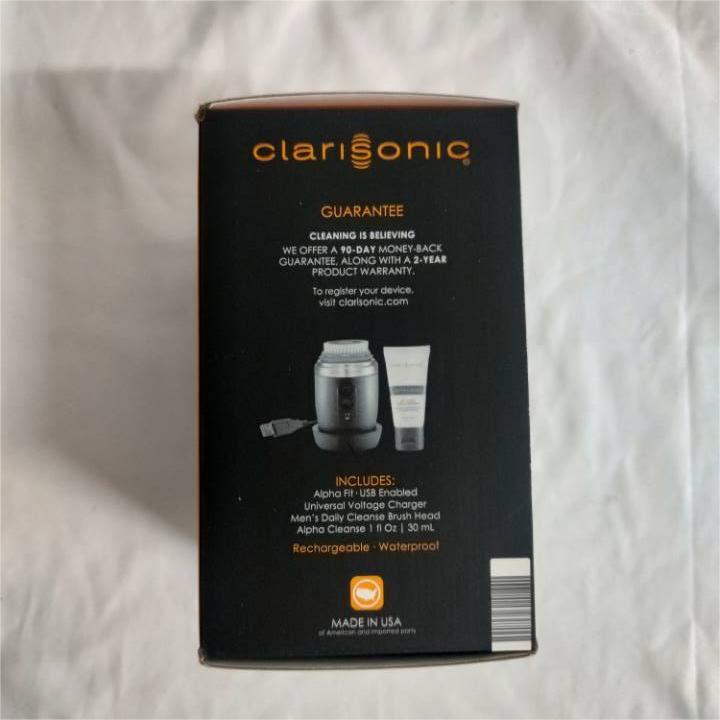 US New Clarisonic Alpha Fit Men's Sonic Skin Cleansing System Beard ...