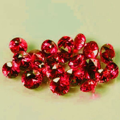 18.00cts 1mm Round Lot Outstanding Natural Pigeon Blood Red Ruby ...