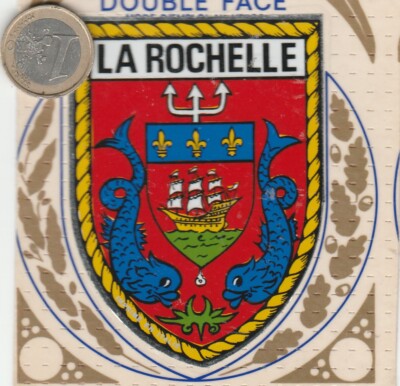 AUTOCOLLANTS . Régionalisme. Blason. La ROCHELLE. Double Face | eBay