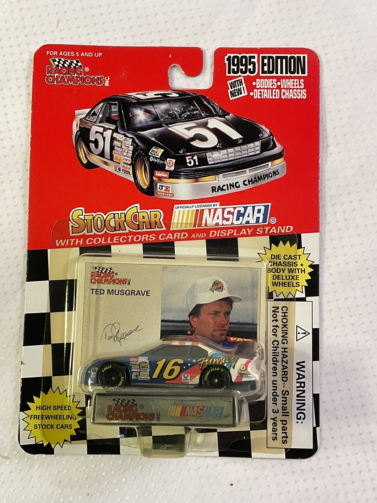 1994/ Racing Champion Stock Car Ted Musgrave#16 Scale 1:64 | eBay