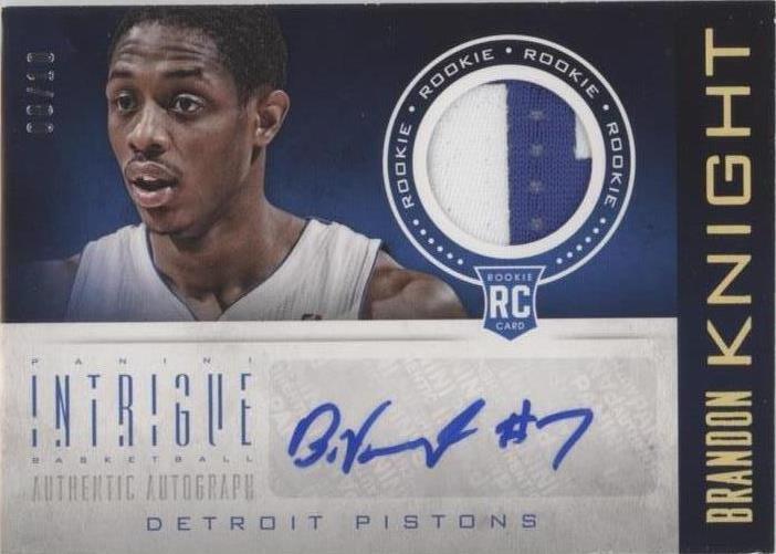 2012-13 Panini Intrigue - Rookie Brandon Knight #150 Rookie Autographed ...