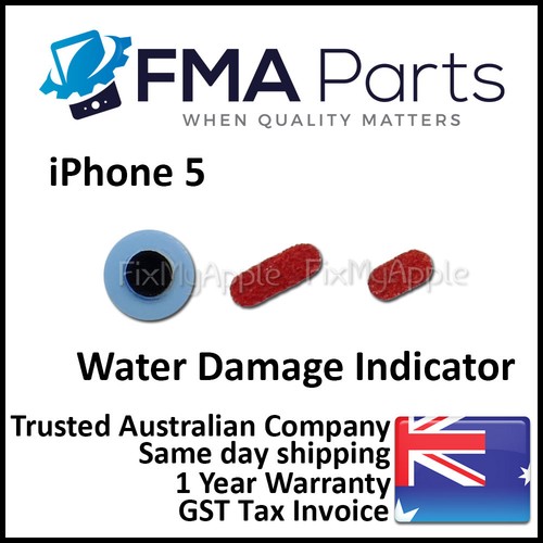 iPhone 5 OEM Liquid Water Damage Indicator Sticker Set Tag Replacement ...
