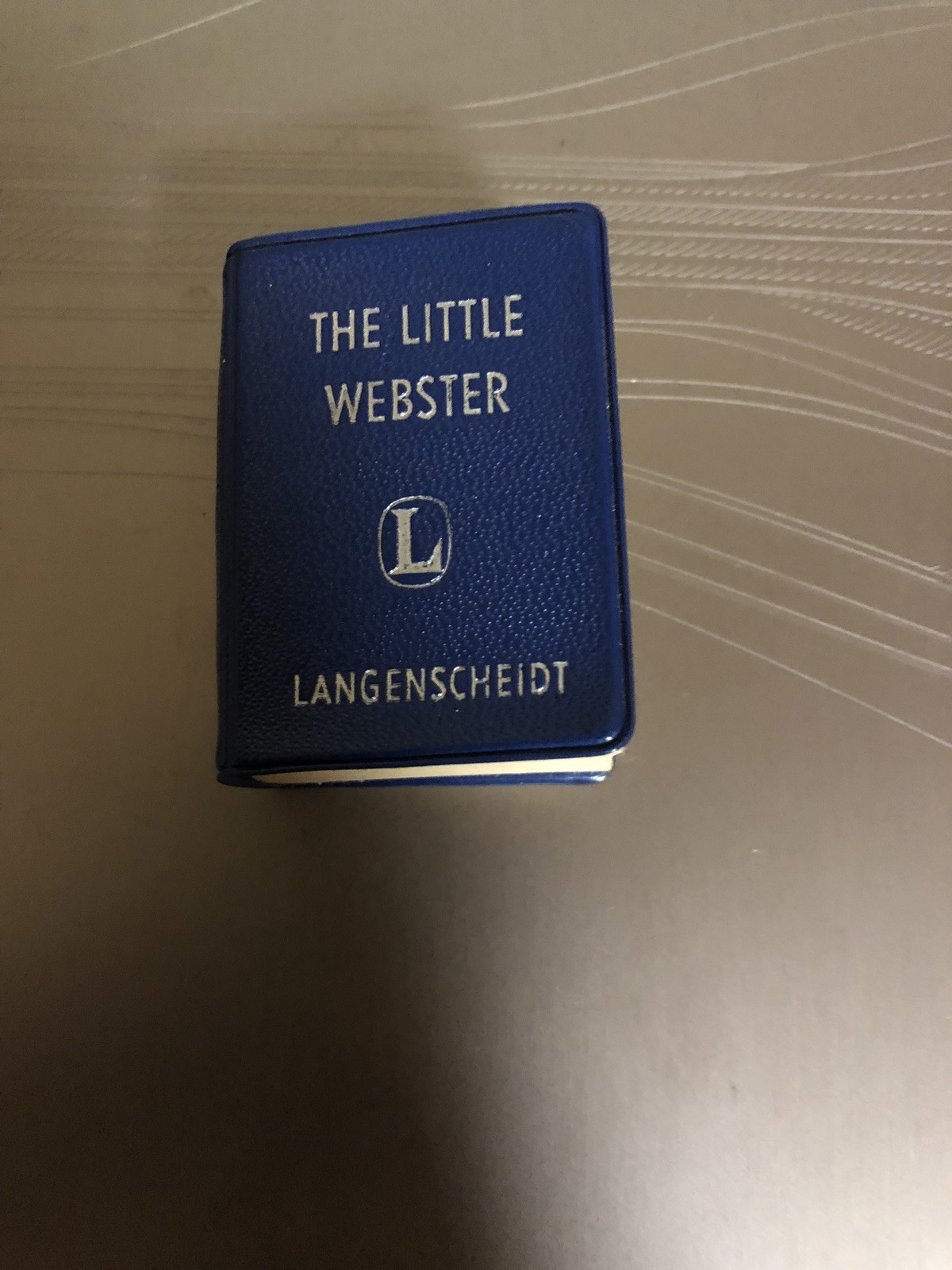 1957 THE LITTLE WEBSTER A LILLIPUT DICTIONARY LANGENSCHEIDT L-75 BARNS ...