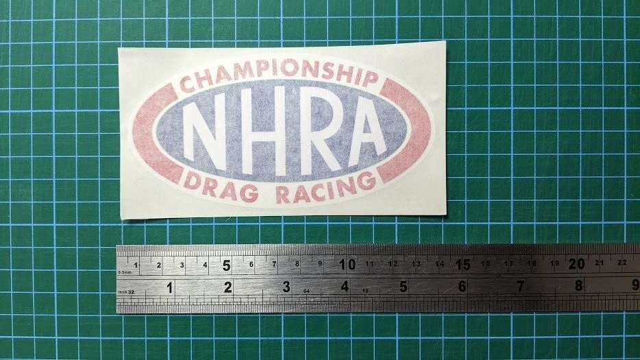 NHRA National Hot Rod Association Championship Drag Racing Sticker ...