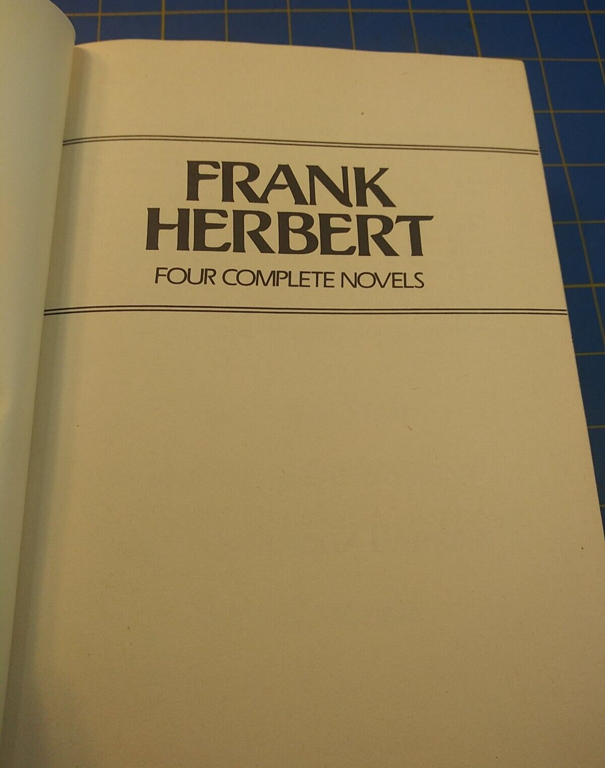 Four Complete Novels by Frank Herbert (1984 hardcover edition) | eBay