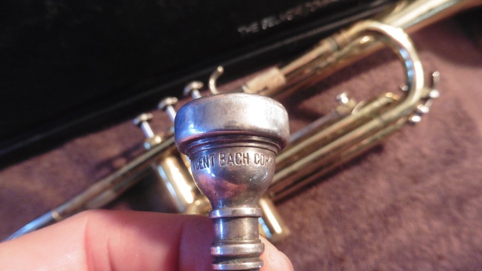 Vintage Bundy Trumpet by Selmer Co Designed by Vincent Bach with Black ...