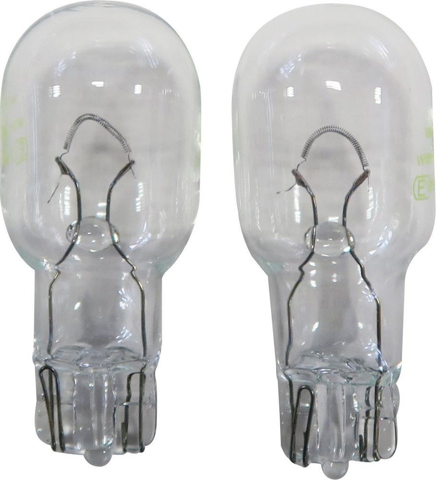 W16W Pair Of Glass Bulbs For Car Lights 12V 16W W2,1x9,5D START | eBay