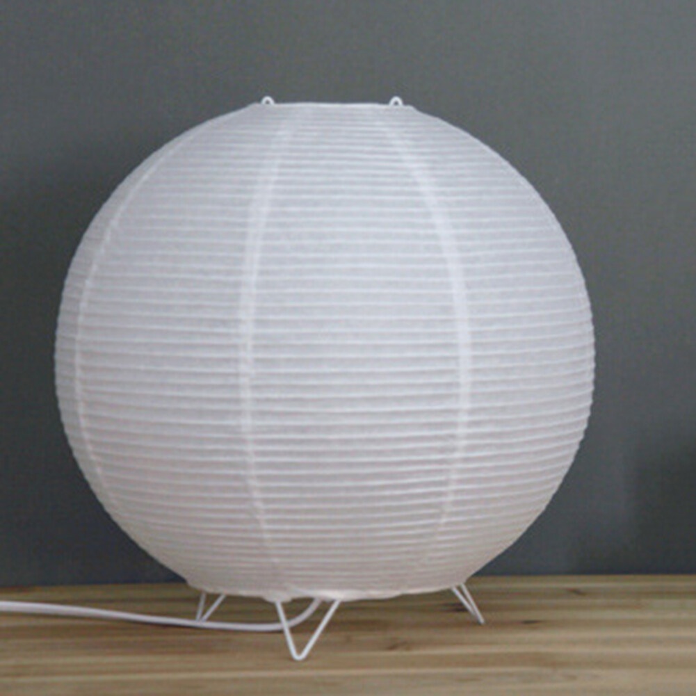 Nordic Paper Lantern Table Lamp Living Room Bedroom LED Decor Light ...