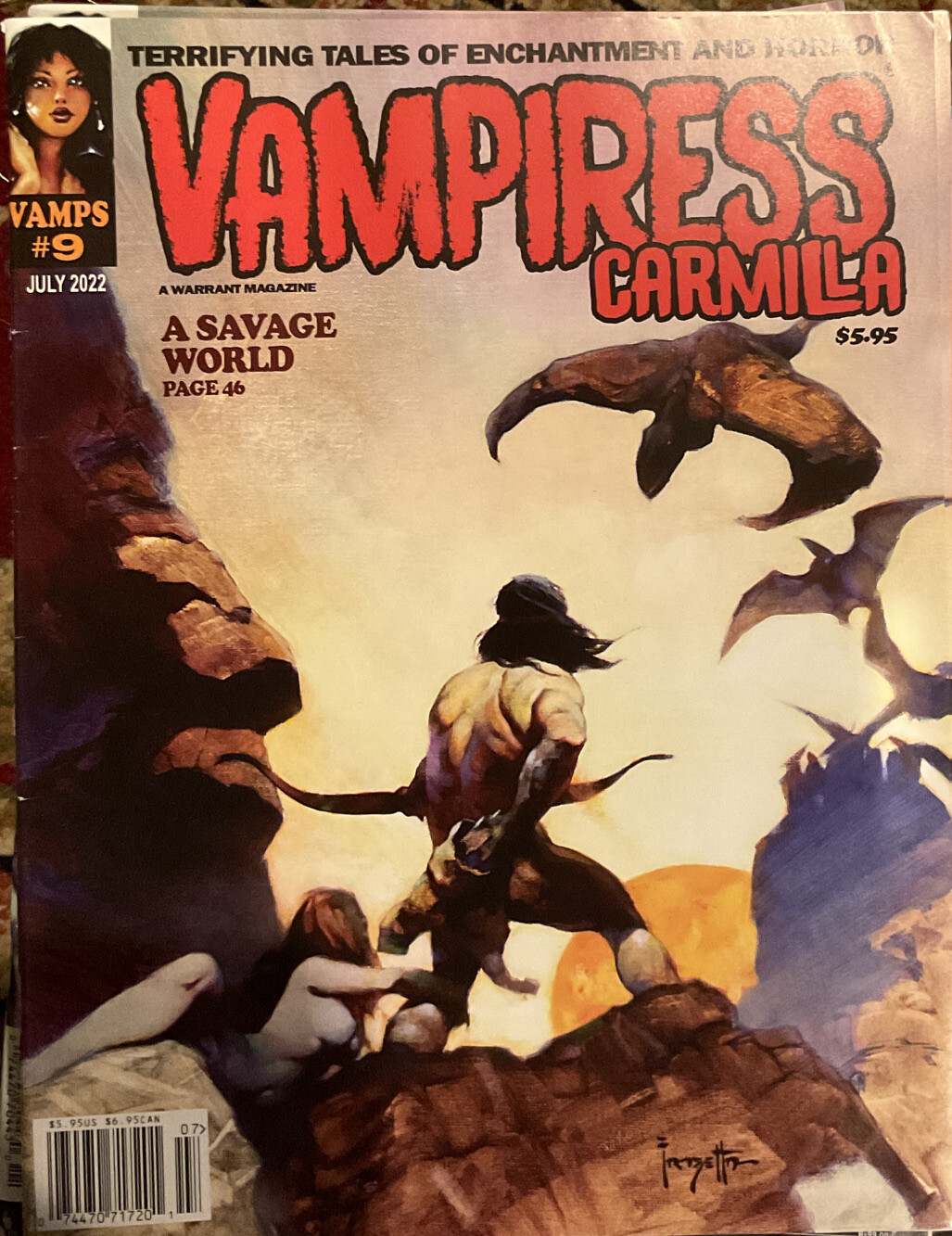 Vampiress Carmilla Magazine Issue 9 July 2022 | eBay