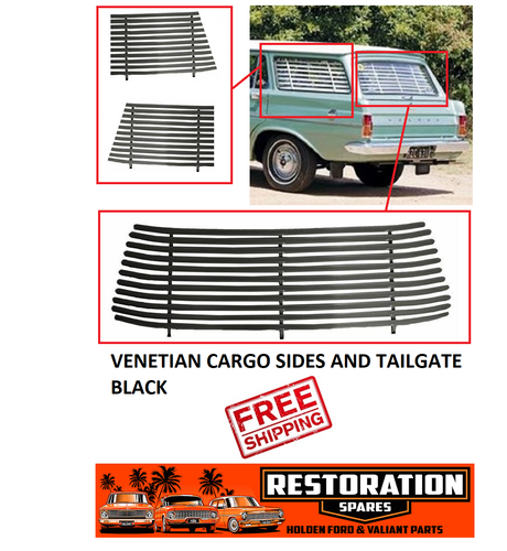 HOLDEN COMMODORE VN WAGON CARGO SIDE & TAILGATE VENETIAN NO BRAKE LIGHT ...