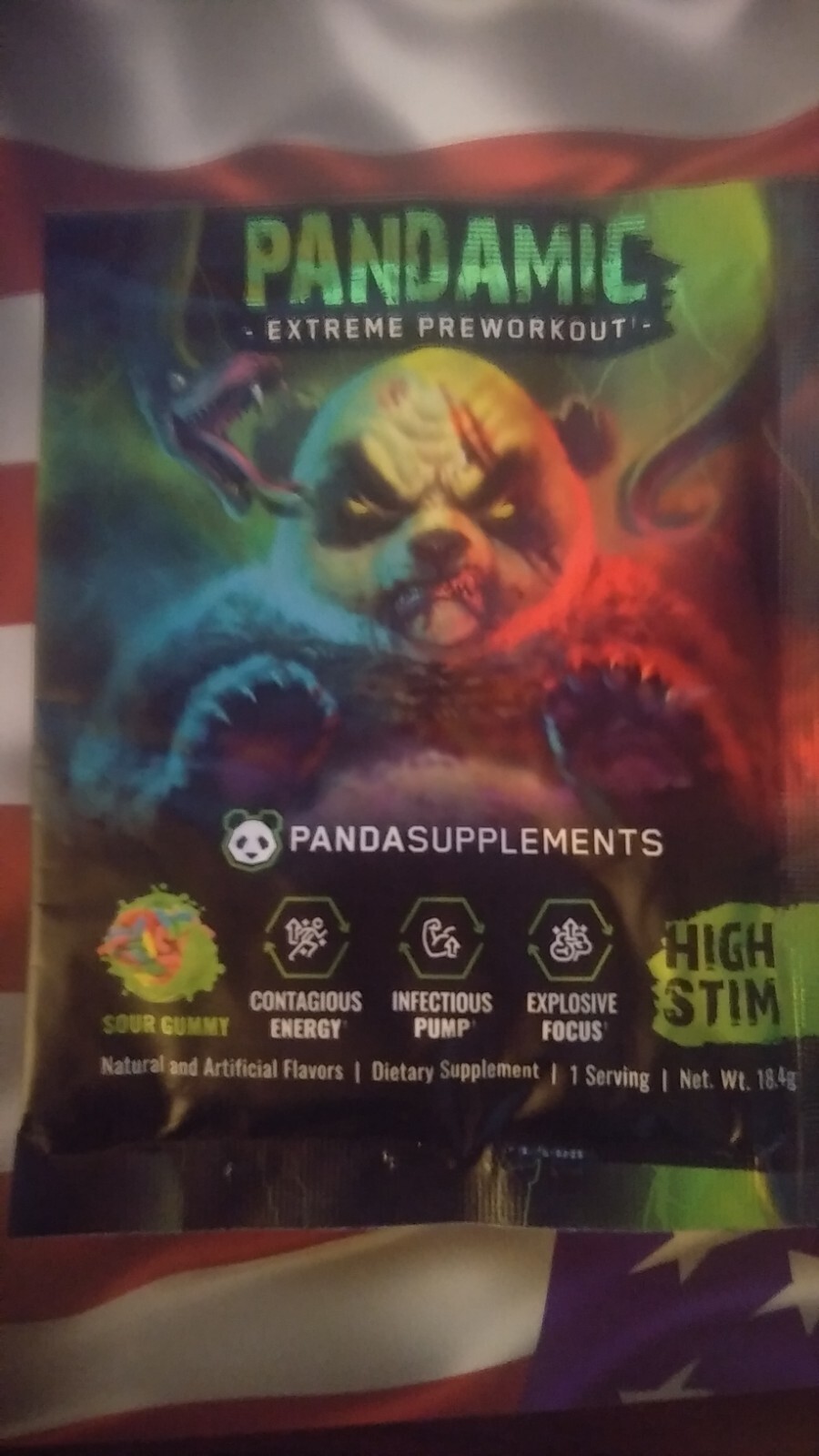 PANDAMIC EXTREME Pre Workout | 3 Pack On The Go/Sample Pack Sour Gummy ...