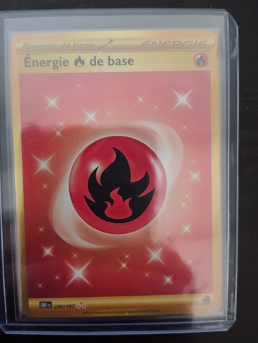 Carte Pokemon Energie De Base Gold 230/197 EV03 Flamme Obsidienne FR ...
