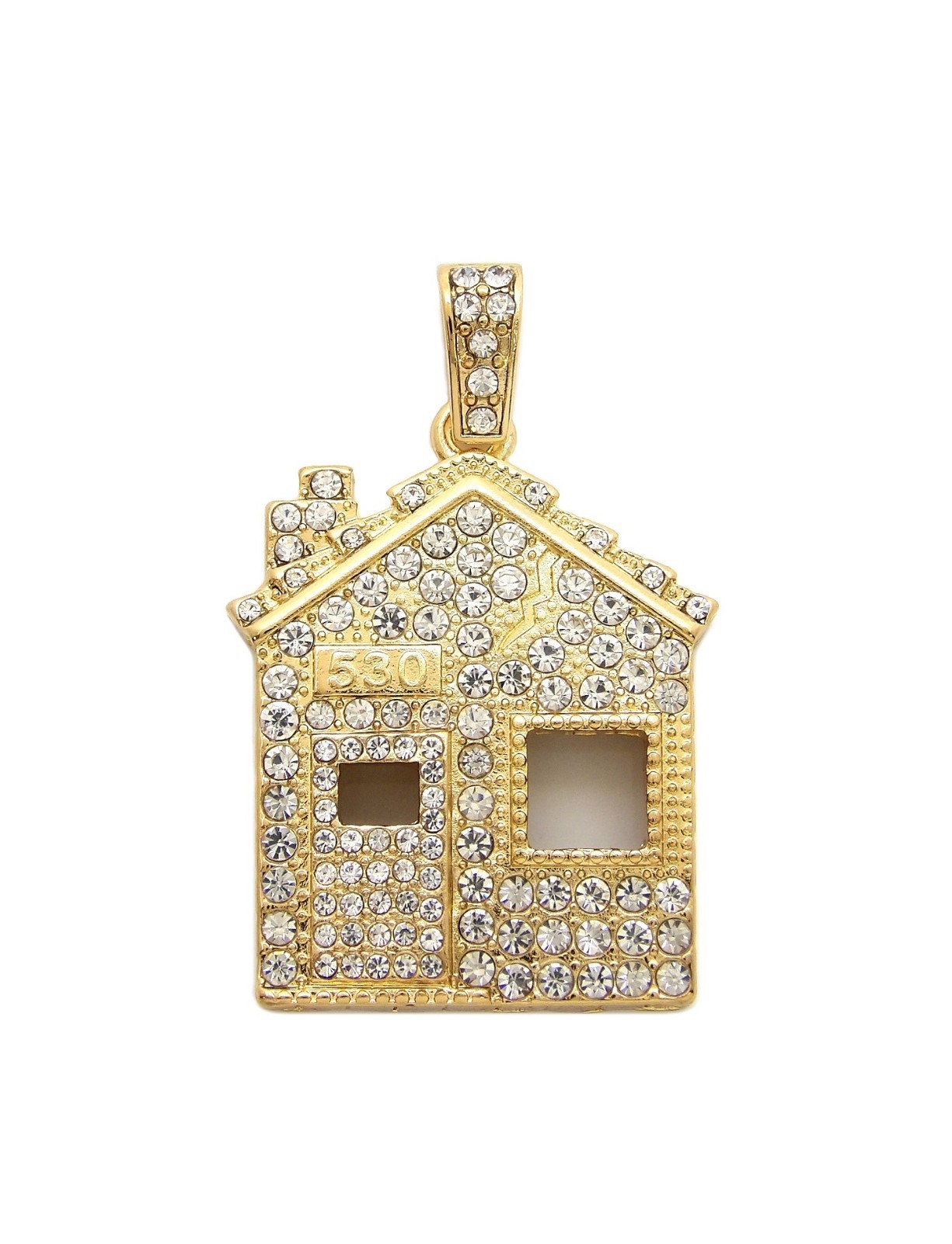 New Trap House Pendant with 24" Box,Cuban,Rope Chain Hip Hop Necklace ...