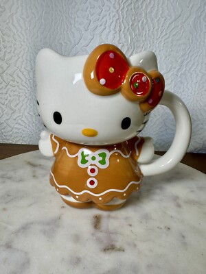 Hello Kitty Gingerbread Christmas Mug Brand New! Viral | eBay