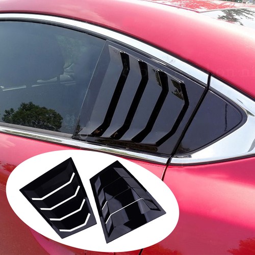 Black ABS Window Side Louvers Vent Fit for Mazda 6 Atenza 2014 2015 ...