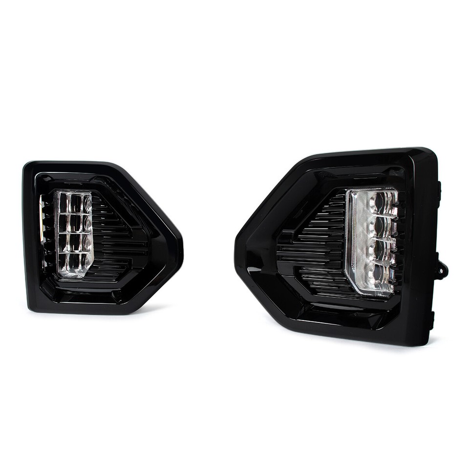 For 2019-2022 GMC Sierra 1500 Denali AT4 Fog Lights Lamp LED W/Black ...