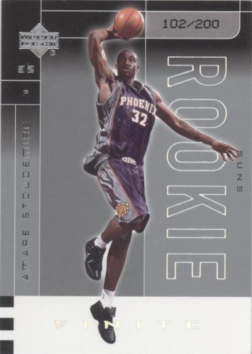 2002-03 Upper Deck Finite - Rookie Amare Stoudemire #238 /200 (RC) for ...