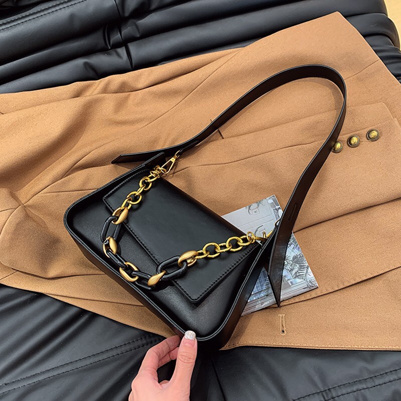 Versatile Shoulder Bag With Flap Pocket And Detachable Single Strap | eBay