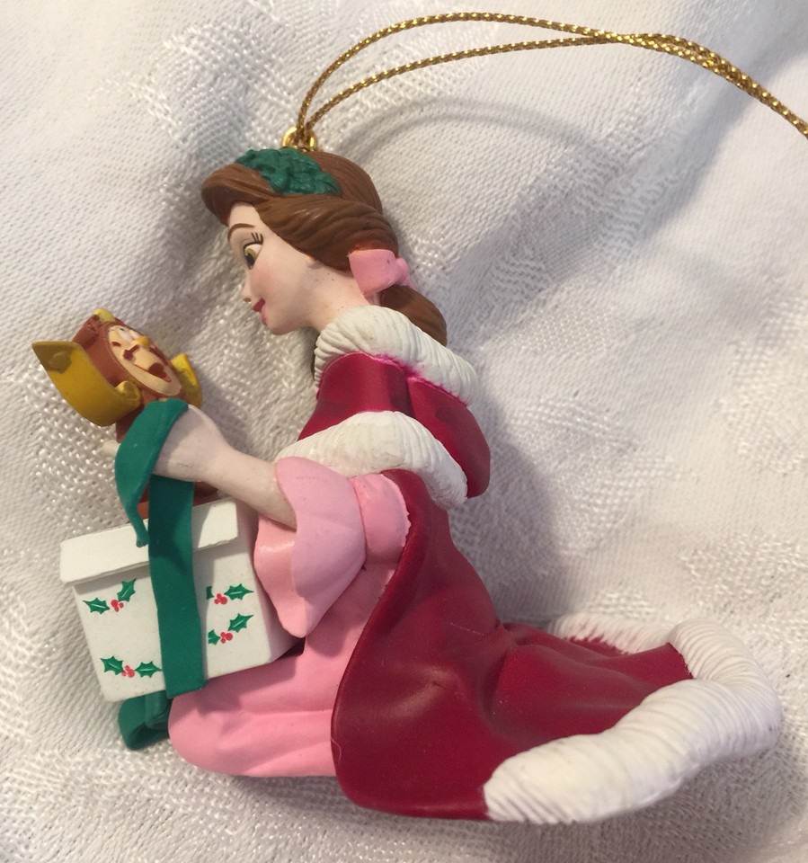 Beauty & Cogsworth Clock Christmas Ornament 3" Disney DCO Box Gift ...