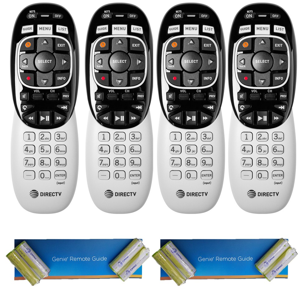 4 Pack - DIRECTV RC73 IR/RF Remote Control 762691003530| eBay
