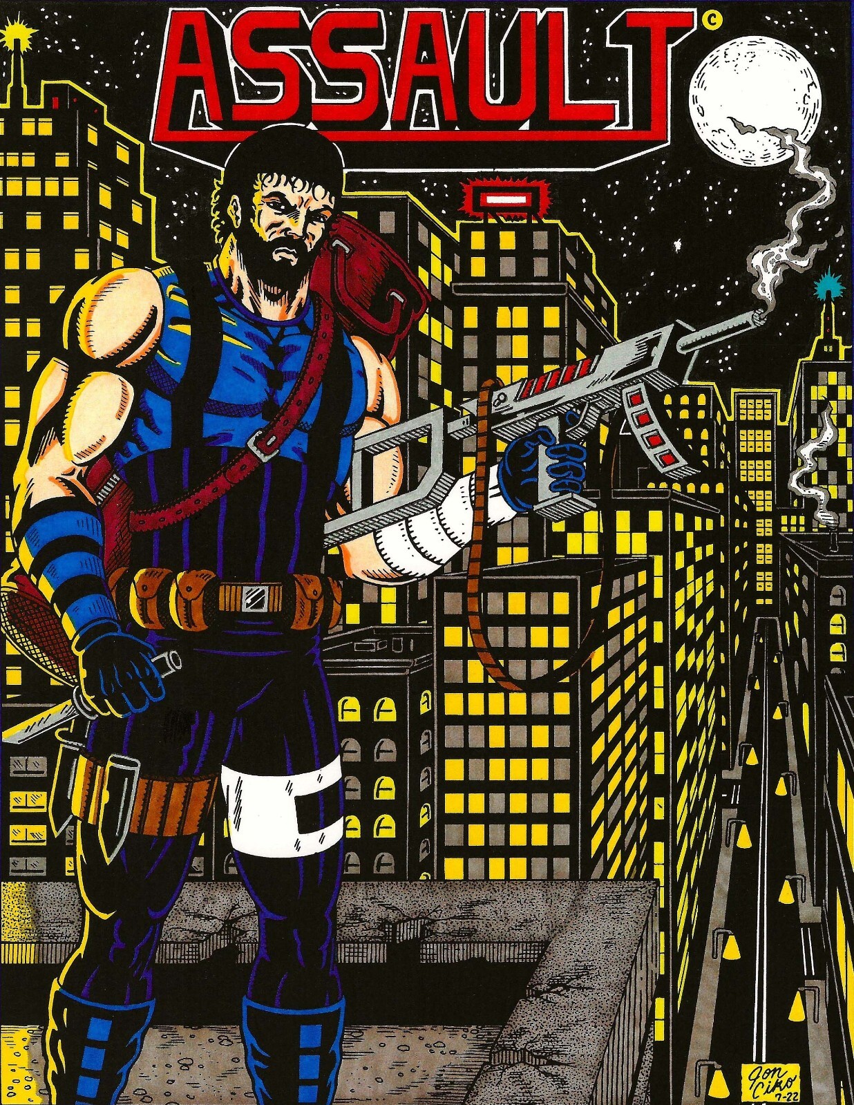 "Assault" TPB Graphic Novel Comic Book - (Illustrator Jon Ciko) | eBay