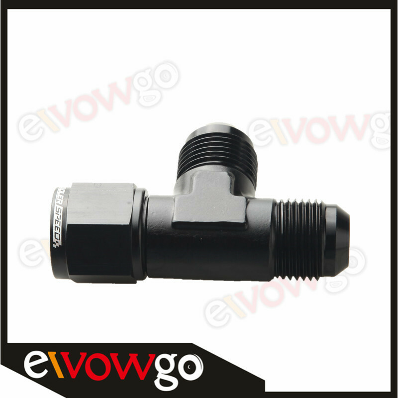 AN10 Male To 10AN Male To 10AN Female Pipe Flare Tee T Piece Fuel ...