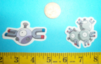 Pokémon Gen #1 Magnemite, Magneton, Fabric Appliques ~ Iron ons | eBay