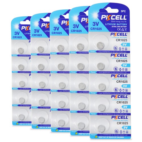 25x FRESH CR1025 Button Coin 3V Lithium Battery BR1025 DL1025 for ...