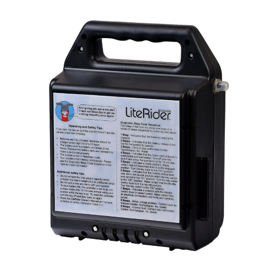 Battery Box Assembly for the Golden LiteRider & LiteRider PTC (22 AH ...