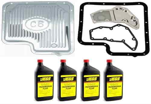 RPC R9125K Transmission Pan Kit Ford C6 Includes: RPC Chrome Steel ...