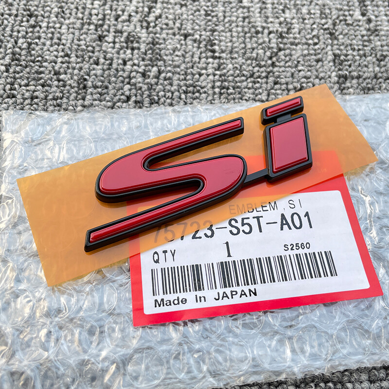 Honda Civic Si Logo Blacked Out Emblems Complete! | 9th Gen Civic