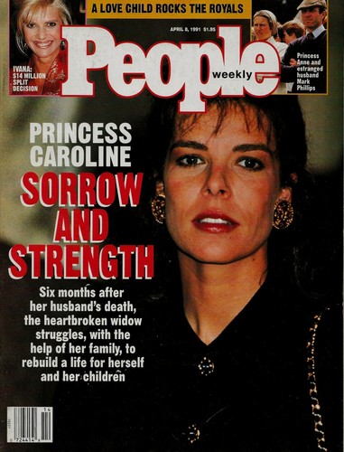 People Magazine April 8, 1991 Princess Caroline Ivana Trump $14M ...