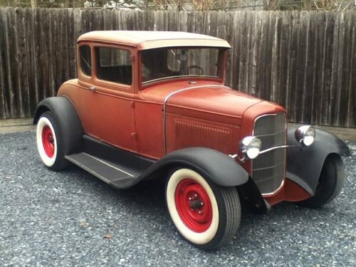 1930-1931 Ford Model A Dropped Headlight Bar | Works with 32 Grill ...