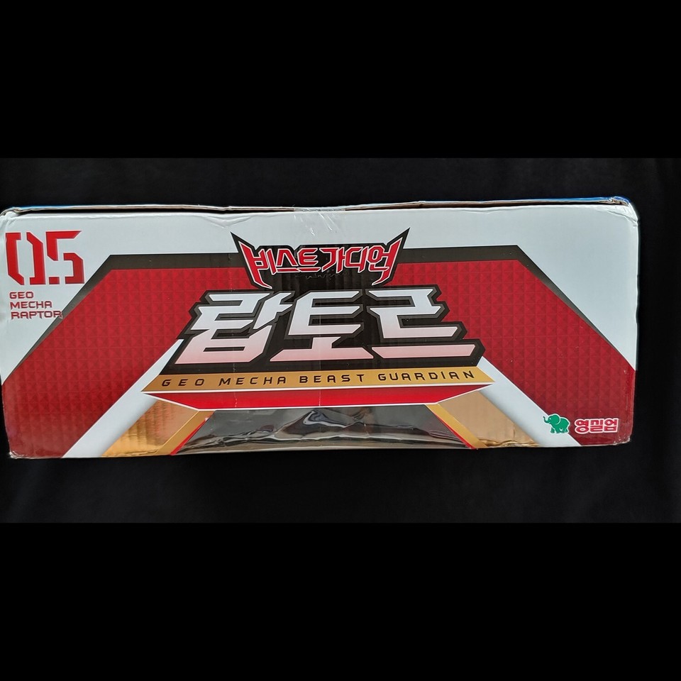 Geo Mecha Beast Guardian 05 RAPTOR Dinosaurs Transforming Robot Box ...