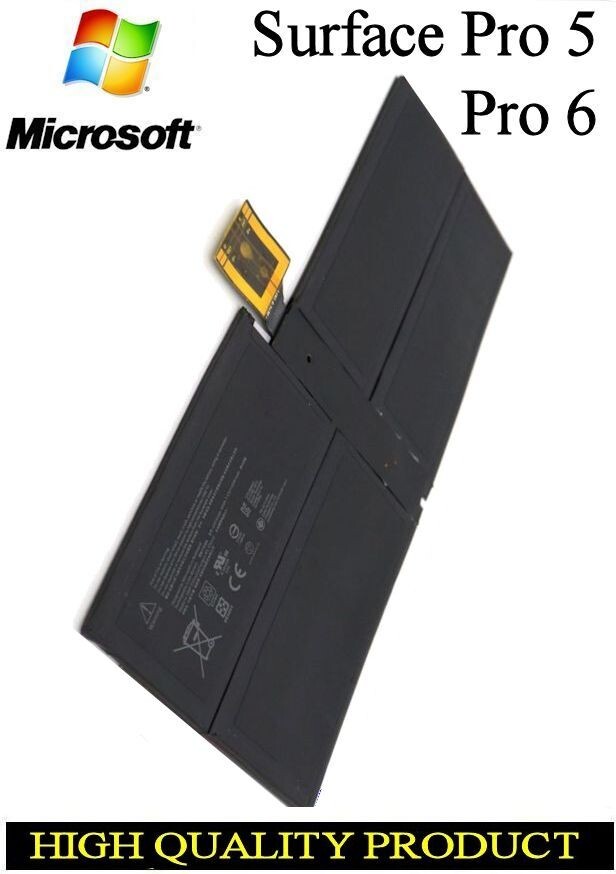 Microsoft replacement battery Surface Pro 5, Pro 6, 1796 DYNM02 ...