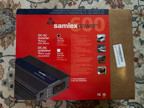 Samlex PST-600-12 PST Series Pure Sine Wave Inverter, 600 Watt | eBay