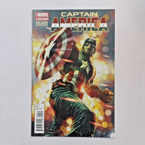Captain America #16 1:50 Lee Bermejo Variant Marve (Marvel Comics April ...