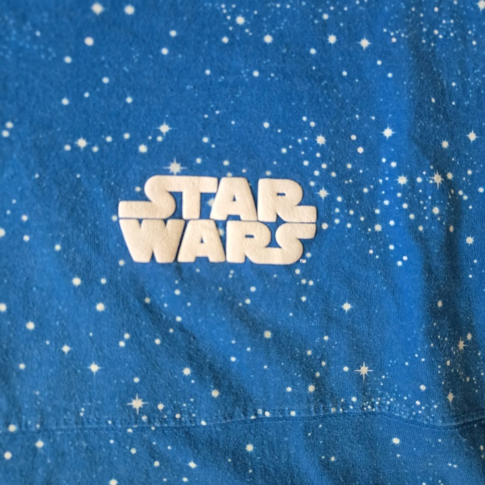 Star Wars Endor Spirit Jersey Sz S Blue Long Sleeve Disney Shirt ...