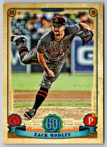 2019 Topps Gypsy Queen Green Zack Godley #177 Arizona Diamondbacks ...